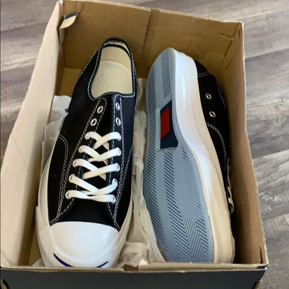 Converse | Shoes | Converse Mens Jack Purcell Signature Ox Black | Poshmark